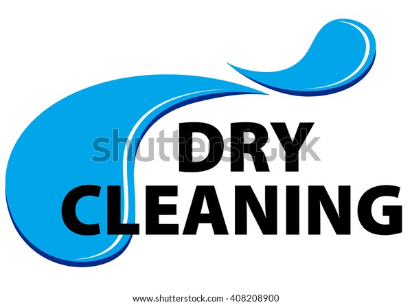 Dry Cleaning Service Logo Template Drop Stock Vector (Royalty Free ...