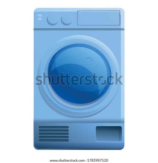 Dry Clothes Machine Icon Cartoon Dry Stock Vector (Royalty Free ...
