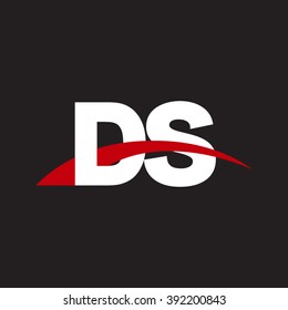 Ds Initial Overlapping Swoosh Letter Logo Stock Vector (Royalty Free ...