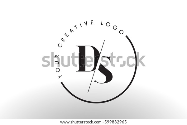 Vektor Stok Ds Letter Logo Design Creative Intersected (Tanpa Royalti ...