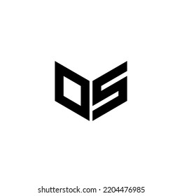 Ds Letter Logo Design White Background Stock Vector (Royalty Free ...