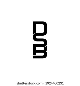 Dsb Letter Original Monogram Logo Design Stock Vector (Royalty Free ...