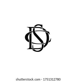 Dsc Letter Original Monogram Logo Design Stock Vector (Royalty Free ...