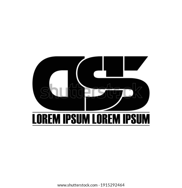 Dsj Letter Monogram Logo Design Vector Stock Vector (Royalty Free ...