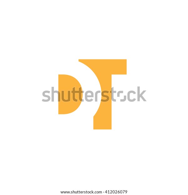 Dt Logo Vector Graphic Branding Letter Stock Vector (Royalty Free ...