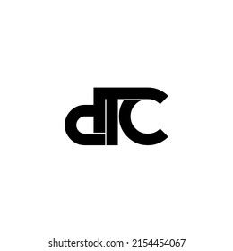 Dtc Letter Original Monogram Logo Design: Vector có sẵn (miễn phí bản ...