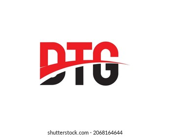 Dtg Letter Initial Logo Design Vector Stock Vector (Royalty Free ...