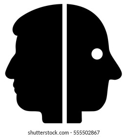 Dual Face Vector Pictogram Style Flat Stock Vector (Royalty Free ...