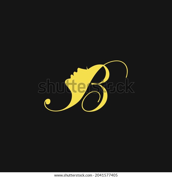 Dual Meaning Logo Vector Letter B Stock Vector (Royalty Free) 2041577405