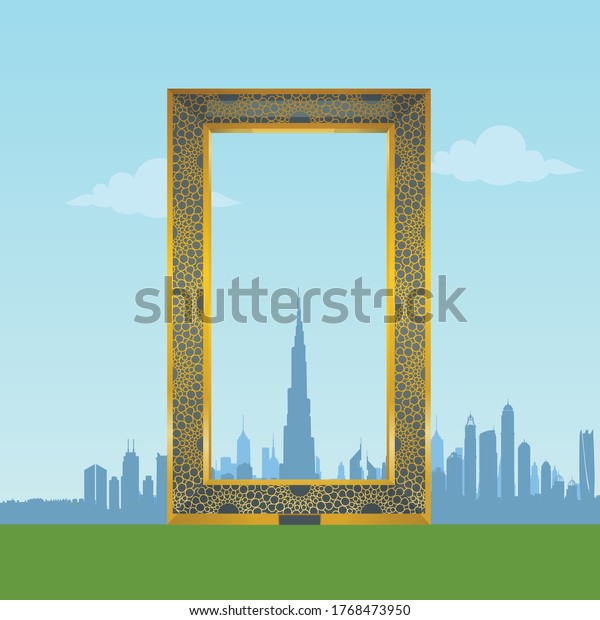 6,403 The Dubai Frame Stock Vectors, Images & Vector Art | Shutterstock