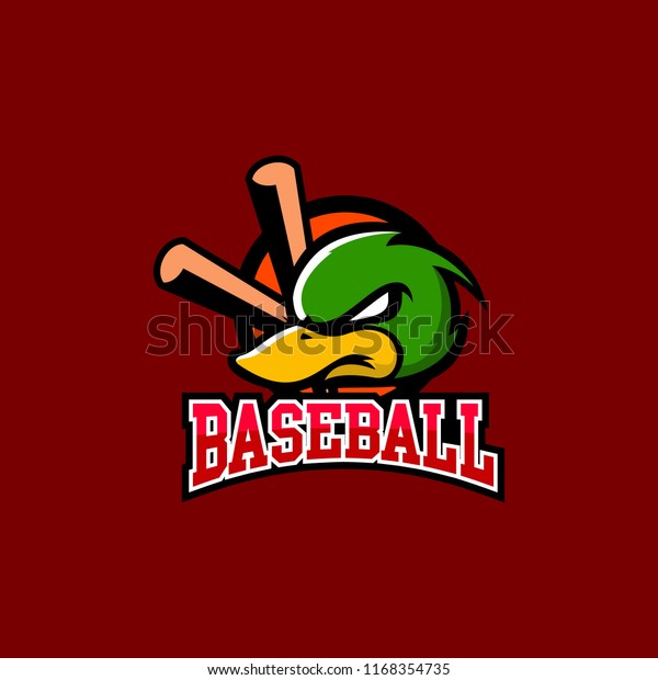 Duck Baseball Emblem Logo Stock Vector (Royalty Free) 1168354735 ...