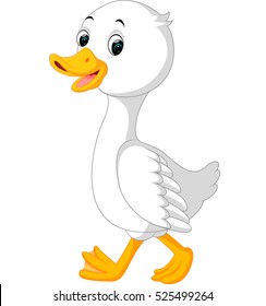 Duck Cartoon Stock Vector (Royalty Free) 525499264 | Shutterstock