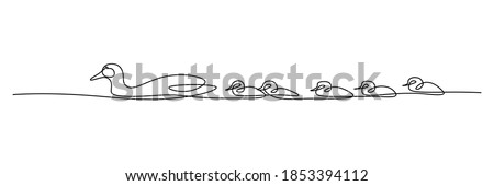 Duck Line Drawing | Free download on ClipArtMag
