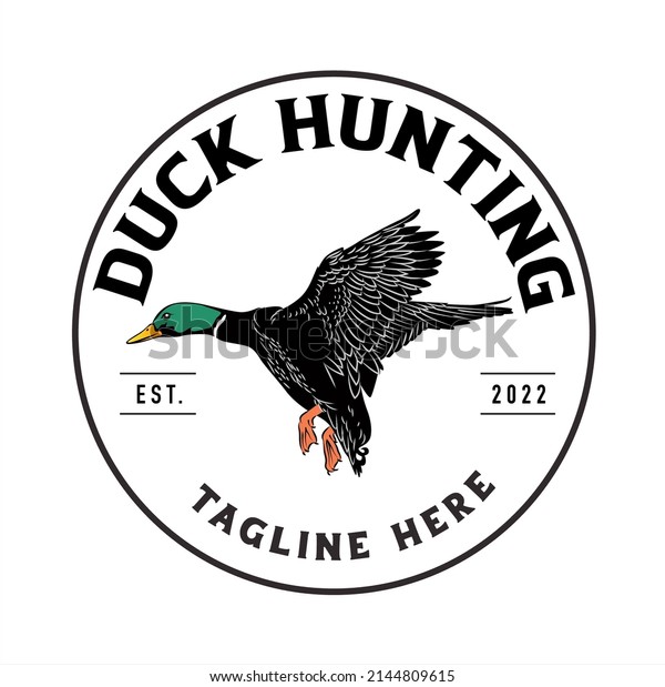 Duck Hunting Logo Design Ideas Vector: เวกเตอร์สต็อก (ปลอดค่าลิขสิทธิ์ ...