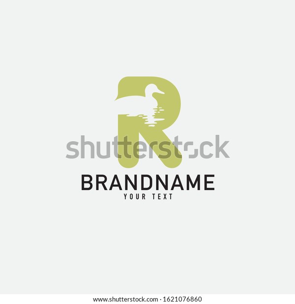 Duck Letter R Vector Logo Icon Stock Vector (Royalty Free) 1621076860 ...