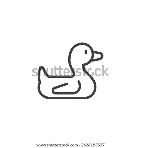 Rubber Duck Outline | Free download on ClipArtMag