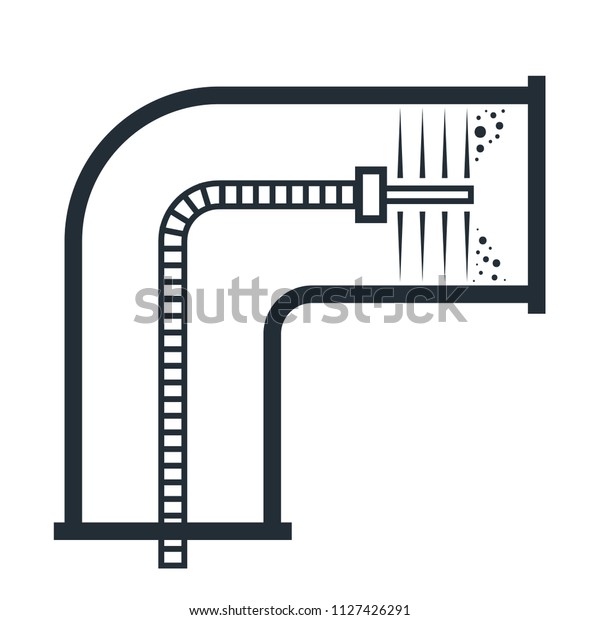 Ductwork Cleaning Outline Clipart Image Isolated Stock Vector (Royalty ...