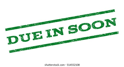 Due Soon Watermark Stamp Text Caption Stock Vector (Royalty Free) 514552108
