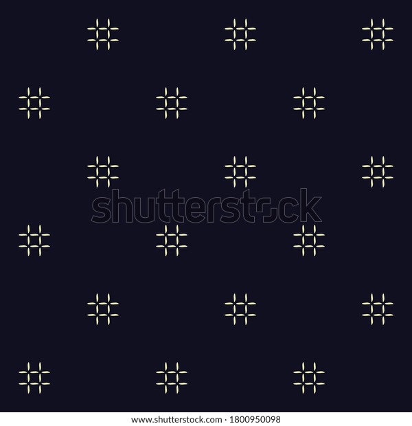 Duotone Freehand Embroidery Pattern Micro Hashed Stock Vector (Royalty ...