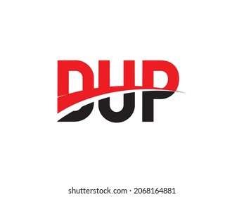 Dup Letter Initial Logo Design Vector Stock Vector (Royalty Free ...