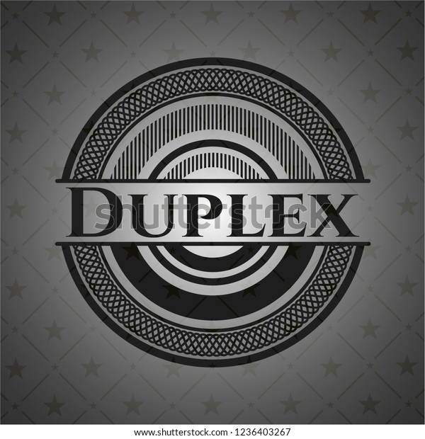Duplex Dark Icon Emblem Stock Vector (Royalty Free) 1236403267 ...