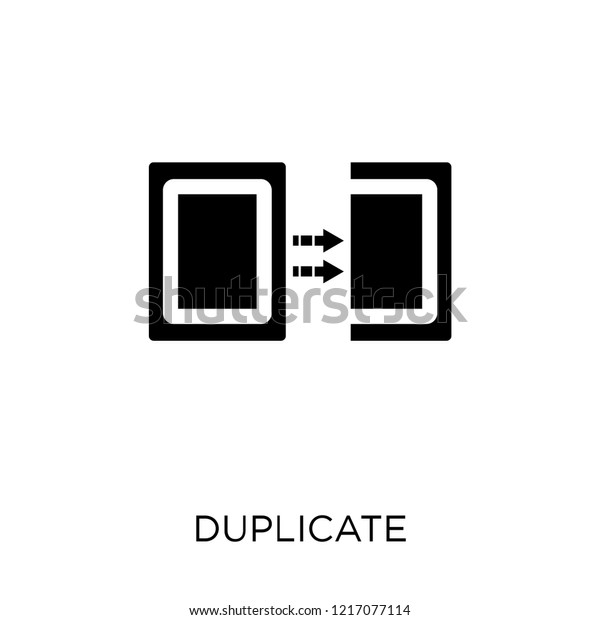 Duplicate Icon Duplicate Symbol Design Seo Stock Vector (Royalty Free ...