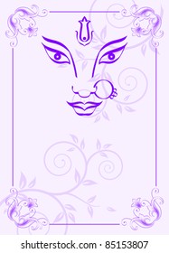 Durga Diwali Greeting Stock Vector (Royalty Free) 85153807 | Shutterstock