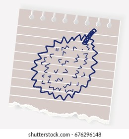 Durian Doodle Stock Vector (Royalty Free) 676296148 | Shutterstock