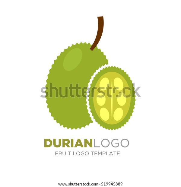 Durian Logo Vector Design Fruit Logo Stock Vector (Royalty Free ...