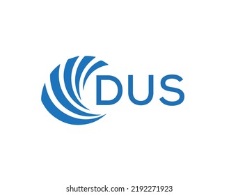 Dus Letter Logo Design On White Stock Vector (Royalty Free) 2192271923 ...