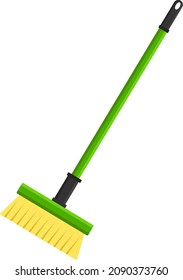 Dust Broom Illustration Vector On White Stock Vector (Royalty Free ...