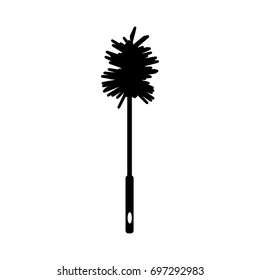 Dust Brush Icon On White Background Stock Vector (Royalty Free ...
