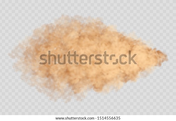 Dust Cloud Isolated On Transparent Background: vetor stock (livre de ...
