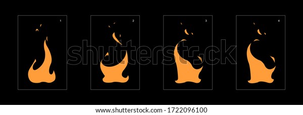 Dust Explosion Effect Explosion Animation Effect Stock Vector (Royalty ...