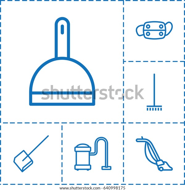 Dust Icon Set 6 Dust Outline Stock Vector (Royalty Free) 640998175 ...