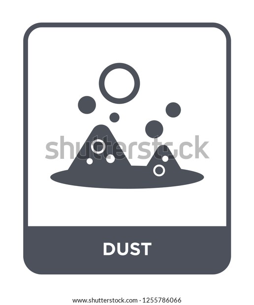 Dust Icon Vector On White Background Stock Vector (Royalty Free ...