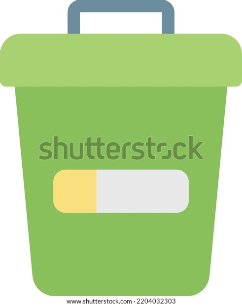 Dustbin Vector Illustration On Transparent Background Stock Vector ...