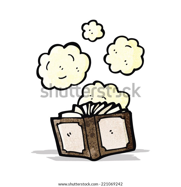 Dusty Old Book Cartoon Stock Vector (Royalty Free) 221069242 | Shutterstock