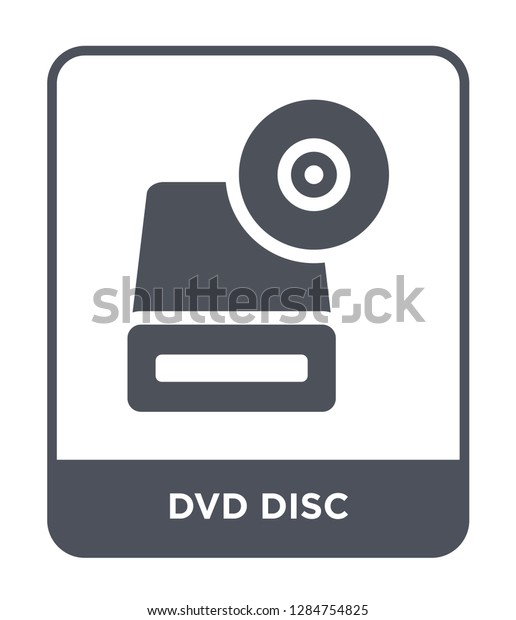 Dvd Disc Icon Vector On White Stock Vector (Royalty Free) 1284754825 ...