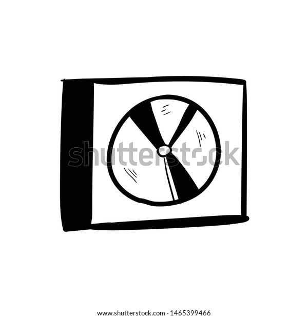 Dvd Doodle Icon Vector Hand Drawing Stock Vector (Royalty Free ...