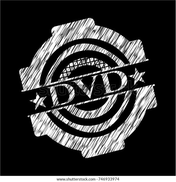 Dvd Written Chalkboard Texture Stock Vector (Royalty Free) 746933974 ...