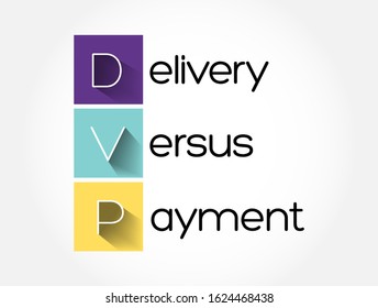 Dvp Delivery Versus Payment Acronym Business Stock Vector (Royalty Free) 1624468438