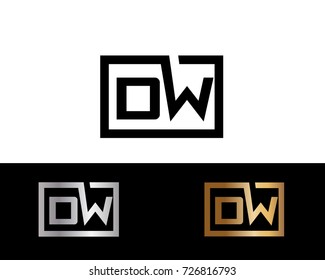 Dw Box Logo Letter Design Vector Stock Vector (Royalty Free) 726816793 ...