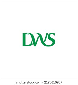 Dws 3 Letters Wordmark Vector Logo Stock Vector (Royalty Free ...