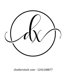 Dx Icon Logo Stock Vector (Royalty Free) 1241148877