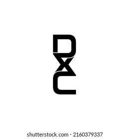 Dxc Letter Original Monogram Logo Design Stock Vector (Royalty Free ...
