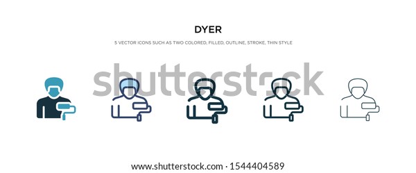 Dyer Icon Different Style Vector Illustration Stock Vector (Royalty ...