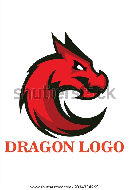 Dynamic Dragon Logo Your Business Modern Stock Vector (Royalty Free ...