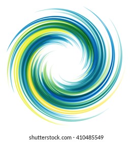 Dynamic Flow Illustration Swirl Background Stock Vector (Royalty Free ...