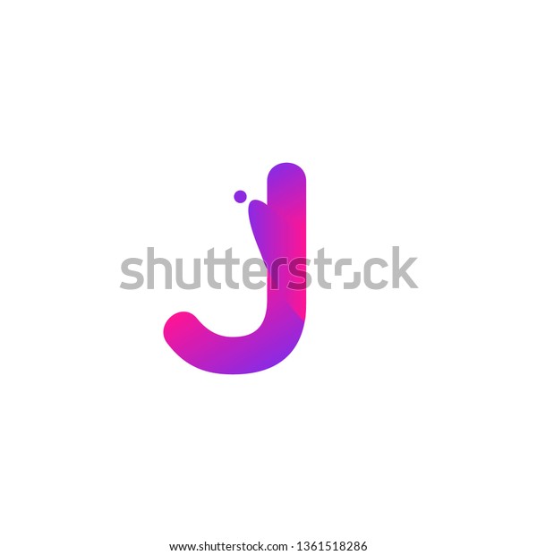 Dynamic Liquid Alphabet Letter J Splash Stock Vector (Royalty Free ...